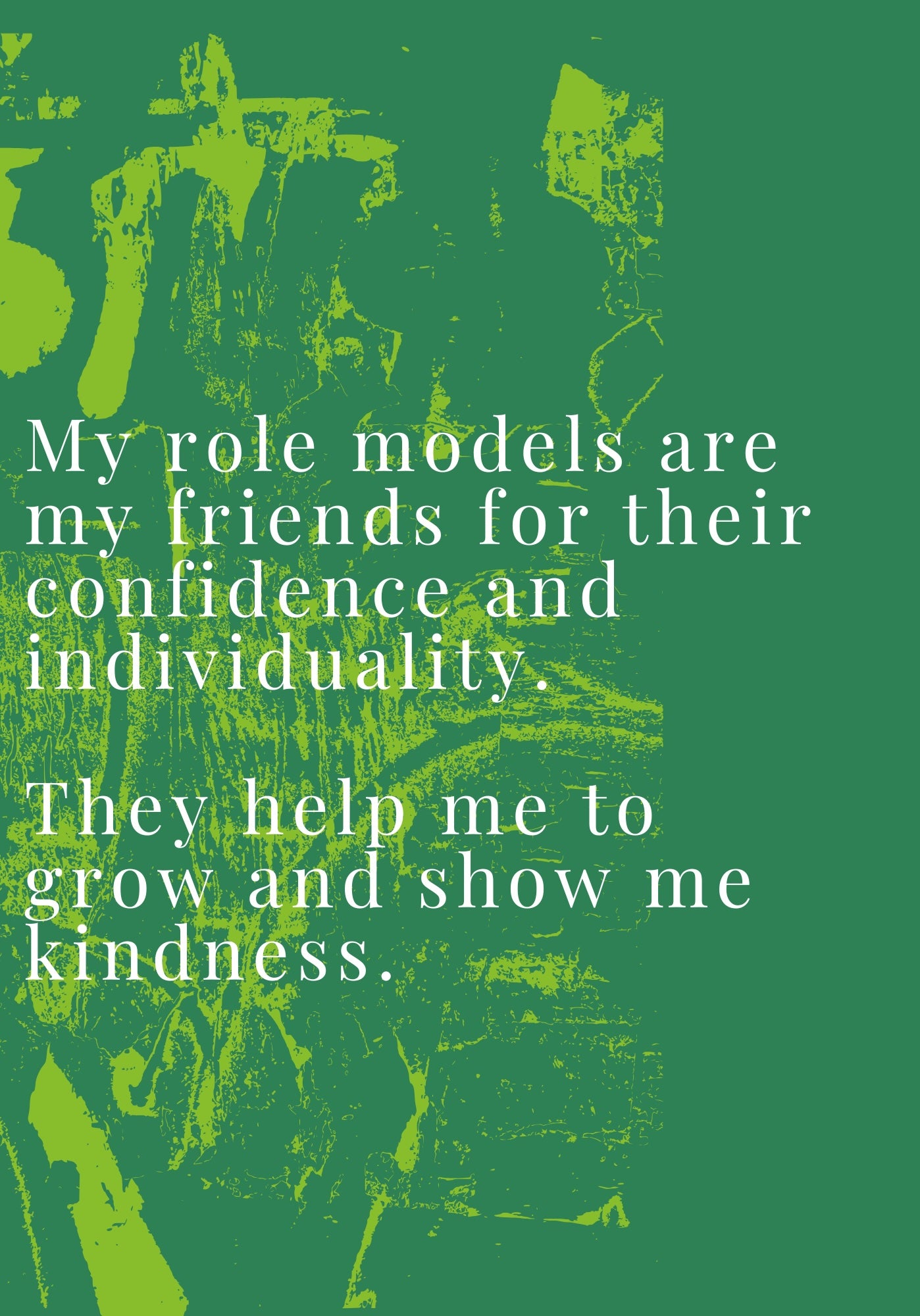 'My Role Models' Postcard Pack – Art Against Knives Gallery